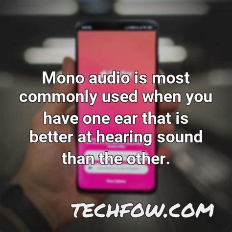 Should Mono Audio Be On Or Off Expert Advice TechFOW Com