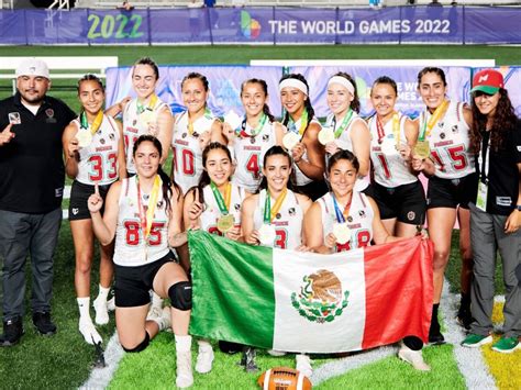 México Derrotó A Eeuu En Flag Football Femenil Y Se Llevó El Oro En Los