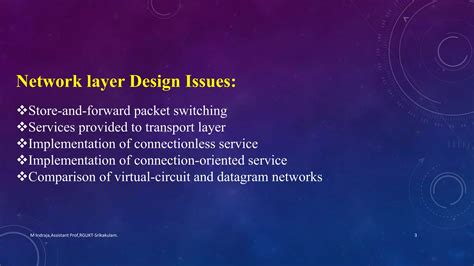 Network Layer U3 Ppt