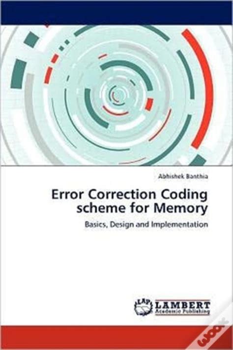 Error Correction Coding Scheme For Memory De Abhishek Banthia Livro