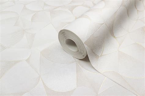 Метровые Флизелиновые Обои Бежевые Геометрия Обои для Зала Vinil Ls Призма ДХС 1473 2 1 06х10