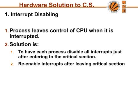 OS Process Synchronization Unit Synchronization PPT Free Download
