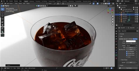 Coke Glass Finished Projects Blender Artists Community