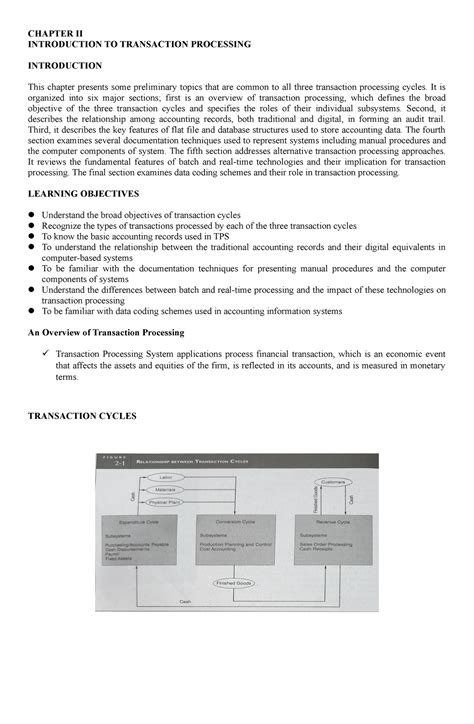 Chapter 2 Module Lecture Notes 7 Chapter Ii Introduction To Transaction Processing