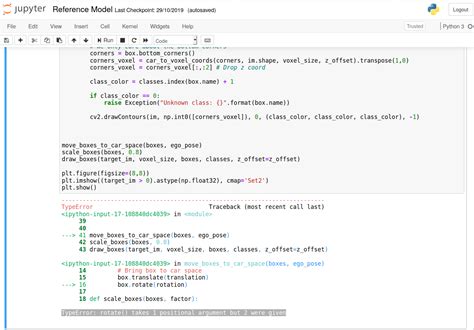 Typeerror Rotate Takes 1 Positional Argument But 2 Were Given · Issue 81 · Lyftnuscenes