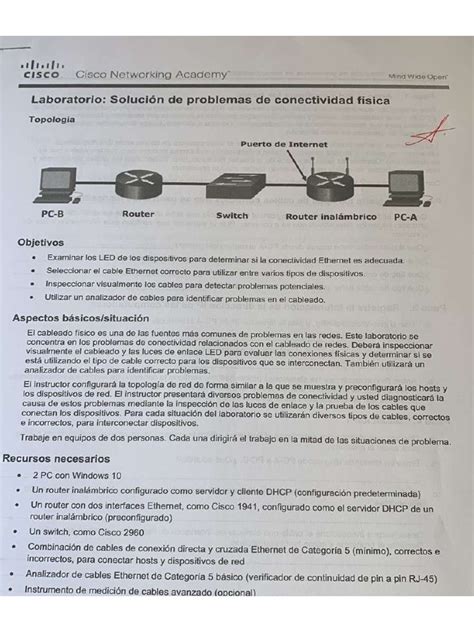 9322 Lab Troubleshooting Physical Connectivity Pdf