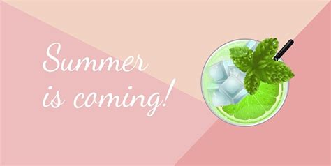 라임 민트 아이스 탑 뷰가 있는 모히토 칵테일 차가운 알코올 또는 무알코올 긴 음료 텍스트가 있는 분홍색 배경의 벡터 그림 물에 대한 스톡 벡터 아트 및 기타 이미지