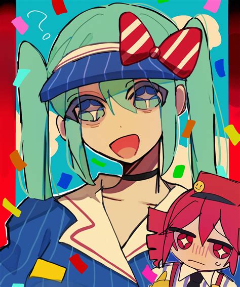 Hatsune Miku And Kasane Teto Vocaloid And More Drawn By Yq E