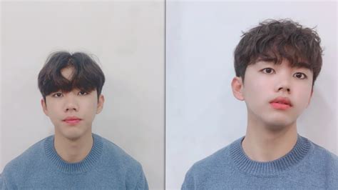 남자 쉐도우펌으로 변신 Youtube