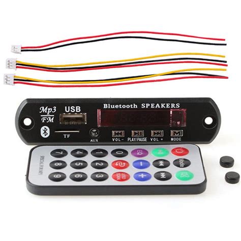 Vehicle Music MP3 WMA Decoder Board Audio Decoder Board Module USB TF FM 1SET FT