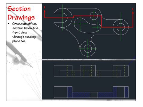 How Am I Suppose To Make A Offset Section Drawings Create An Course Hero