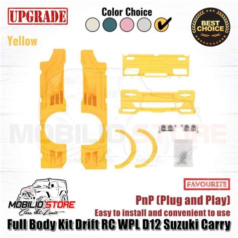 Promo Promo Full Body Kit Drift Rc Wpl D12 Carry Pnp 1 10 Scale Drift Car Diskon 50 Di Seller