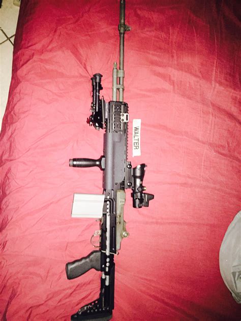 Firearm Friday M14 Ebr Stock With Trijicon Acog Harris Bi Pod And Front Grip My Pride And Joy