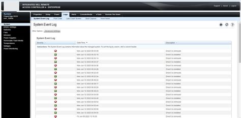 disk removed inserted errors in dell poweredge r510 idrac no alert or