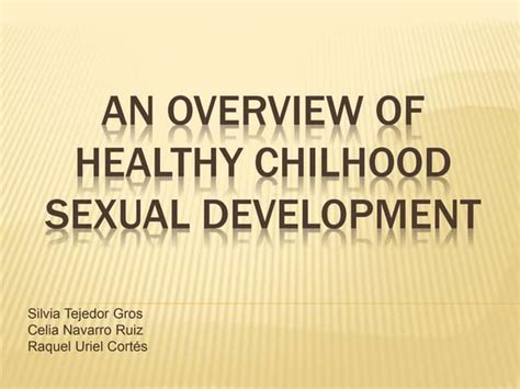 Sexual Development Power Mi Parte Ppt