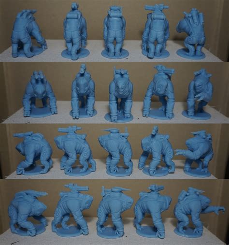 Stl File Mass Effect Elcor Squad Miniature Pack For Tabletop Games 🎲 ・3d Printable Model To