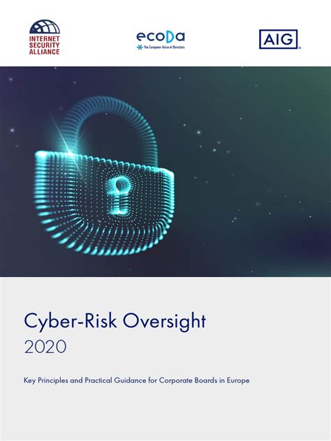 Cyber Risk Oversight 2020 Download Free Pdf Computer Security Security
