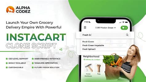 Instacart Clone Script Launch Your Own Grocery Delivery App