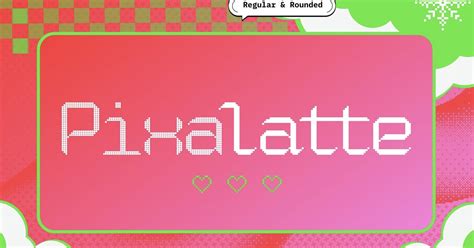 Cas Pixalatte Digital Y2k Pixel Clock Typeface Sans Serif Decorative Ft Sport And Winter Envato