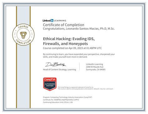leonardo santos macias ph d m sc on linkedin certificate of completion