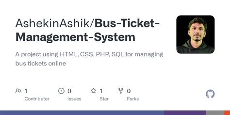Github Ashekinashik Bus Ticket Management System A Project Using Html Css Php Sql For