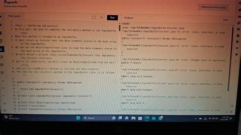 Solved Rator Over The Data Elements Stored In The Byte Array