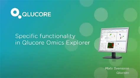 Specific Functionality In Qlucore Omics Explorer Qlucore