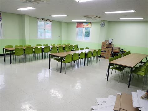 순천사무용가구 고흥 식품 직원 식당 식탁 의자