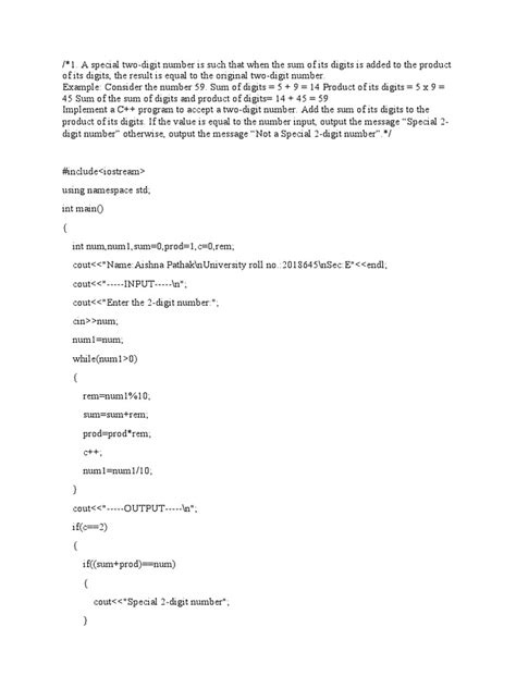 Cpp Term Work Tia Pdf C Subroutine