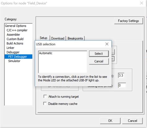 msp fet430uif device not detected in iar 4 21 as valid com msp low power microcontroller
