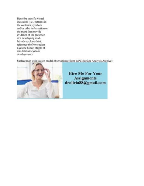 Describe Specific Visual Indicators I E Patterns In The Contours S Pdf