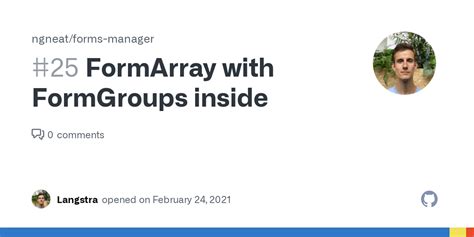 FormArray With FormGroups Inside Issue Ngneat Forms Manager GitHub