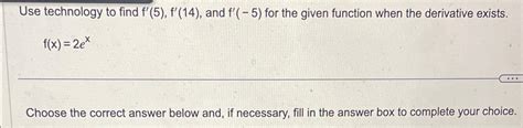 solved use technology to find f 5 f 14 ﻿and f 5 ﻿for