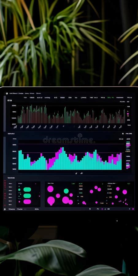 Graphical User Interface With Data Visualization Stock Illustration Illustration Of Palette