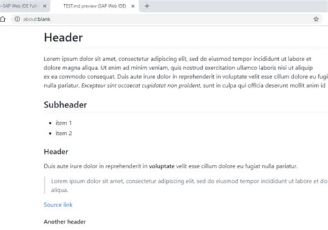 Github Wozjac Sap Web Ide Markdown Markdown Files Md Preview For Sap Web Ide