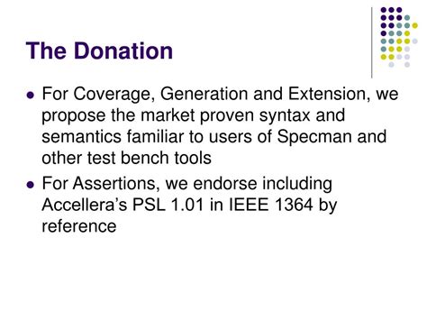 Ppt Verification In Ieee 1364 2005 Verilog Powerpoint Presentation