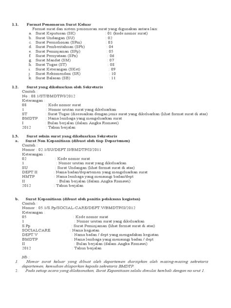 Kode Penomoran Pdf