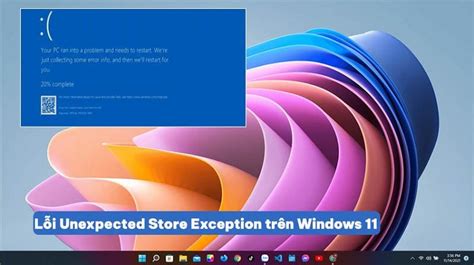 Lỗi Unexpected Store Exception Trên Windows 11 Cách Fix Nhanh