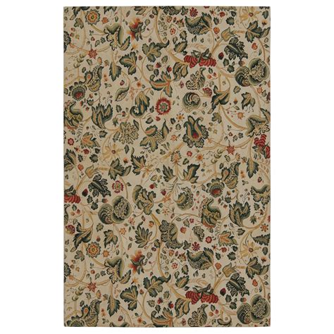 Rug And Kilims European Style Flatweave Rug In Cream With Floral