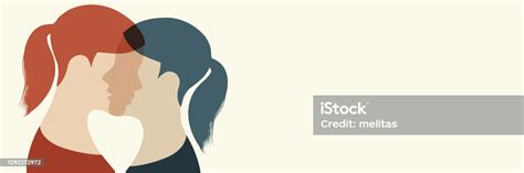 은유 양극성 장애 정신 이중 면 분할 성격 개념 기분 장애 듀얼 성격 개념 2 헤드 실루엣 정신 건강 여성배너 여성복사 공간 감정에 대한 스톡 벡터 아트 및 기타 이미지