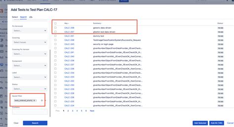 Xraycloud 6343 Show Tests Ranked By The Order Of The Saved Filter In