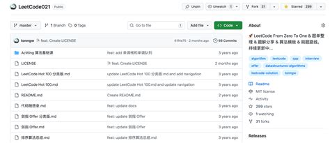 分享 我的 Github 刷题开源仓库总结 Leetcode021 讨论 力扣（leetcode）