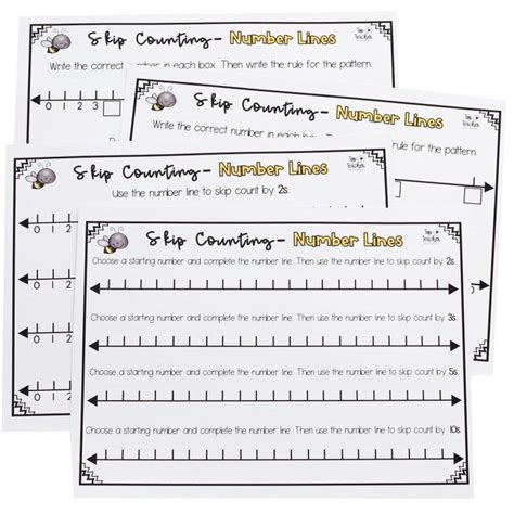 Number Lines And Skip Counting Bundle By Specialty In Special Ed Worksheets Library