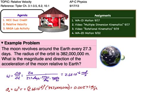Relative Velocity 2D AP Physics C