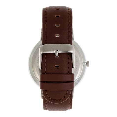 Simplify The 3900 Leather Band Watch W Date Dark Brown Artofit