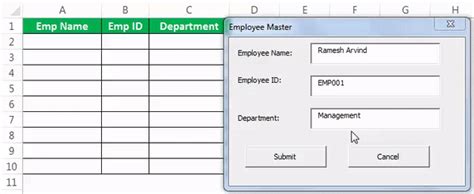 Excel Vba Userform How To Create An Interactive Userform