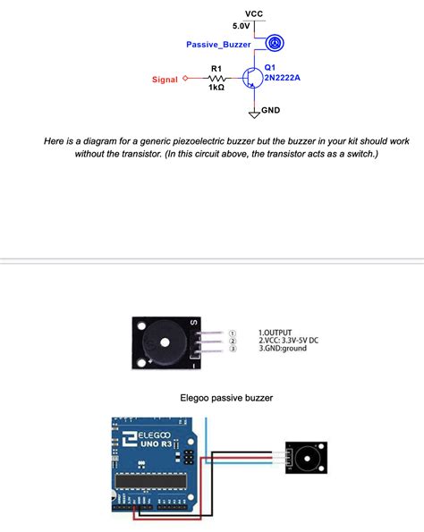 Solved Here Is A Diagram For A Generic Piezoelectric Buzzer Chegg