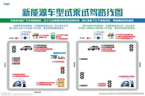试乘试驾路线图设计图 广告设计 广告设计 设计图库 昵图网