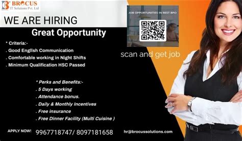 Scan The Qr Code To Discover More Brocus It Solutions Is Hiring With