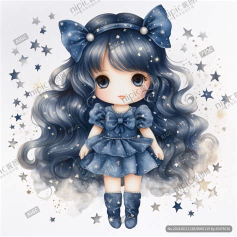 Ai创作图星座可爱女孩 甜美梦幻q版女孩插画 蓝色女孩插画 Q版可爱女孩插画 Q版卡通娃娃 可爱q版女孩插画 可爱q版小女孩 Q版女孩 可爱小女孩q版女生 卡通星星女孩 星空小女孩 Q版动漫小